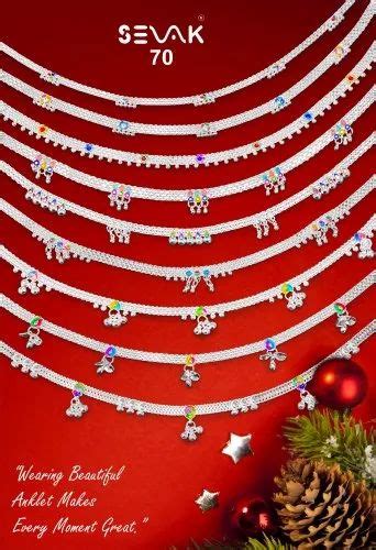 66 Silver Anklets At Best Price In Agra Id 23326964648