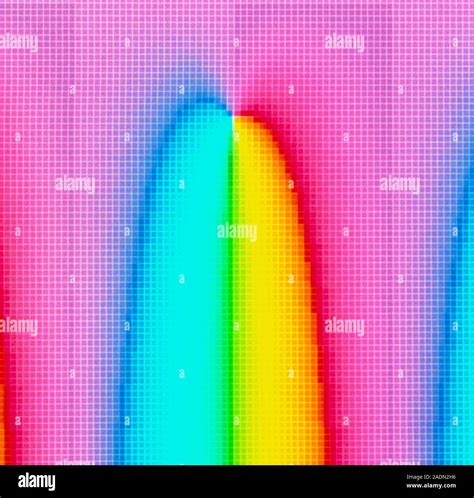 Abstract Supercomputer Graphics Contour Map Representing A Mutant State