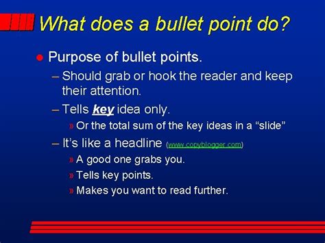 Writing Effective Bullet Points For Your Poster What