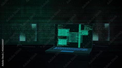 computer protection cyber safety and internet security abstract