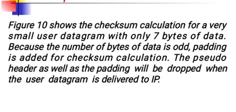 Figure 10 Shows The Checksum Calculation For Studyx