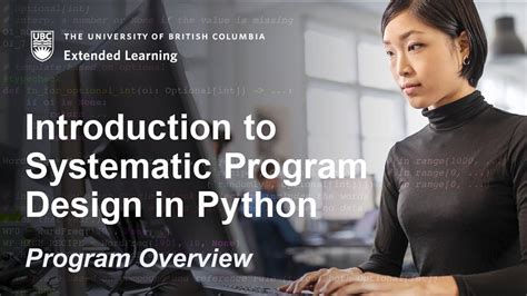 Introduction To Systematic Program Design In Python At Ubc Program