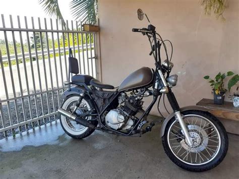 Pin De Rafael Gunner Em Intruder 125 Customizada Garagem De Moto