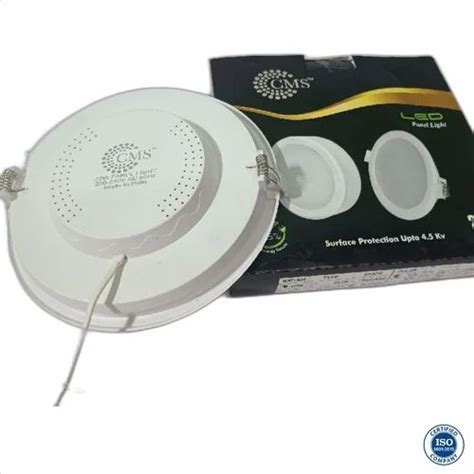 Ceiling Mounted Cms Round Concealed Led Panel Light 20w For Indoor At