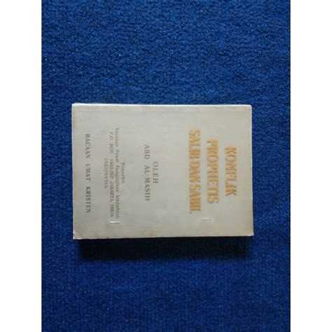 Jual Konflik Prophetis Salib Dan Sabil Abd Al Masih Shopee Indonesia