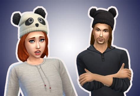 Pumped Up Pom Pom Hat Conversion Sims 4 Headwear