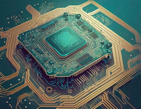 Premium Ai Image Circuit Board Electronic Computer Hardware Technology Motherboard Digital