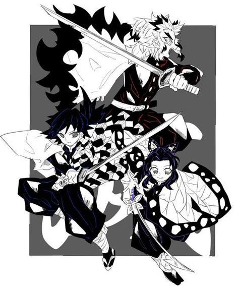 Épinglé par Julie Hiyori sur Giyu x Shinobu x Kyojuro