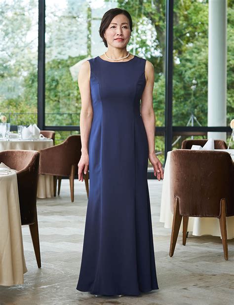 結婚式 母親 洋装・マザーズドレス・親族 ロングドレスならツイードドレス Tweed Dress