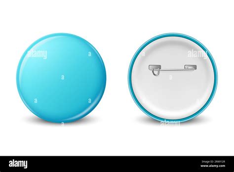 Blank Blue Button