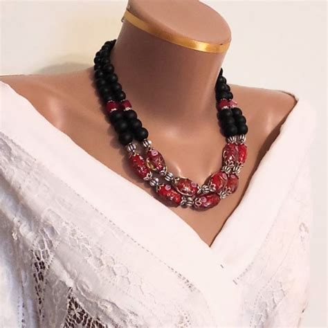 Намисто Трояндова спокуса 2 Psan1802 Псатій Наталія ручної роботи на Ukrainart