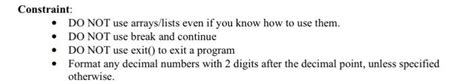 Solved Constraint Do Not Use Arrayslists Even If You