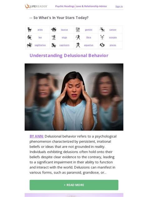 Lifereader Understanding Delusional Behavior Milled