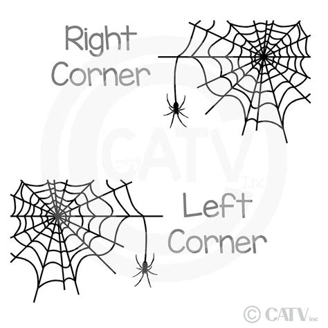 Halloween Spider Web Vinyl Lettering Wall Decal Sticker Home Etsy