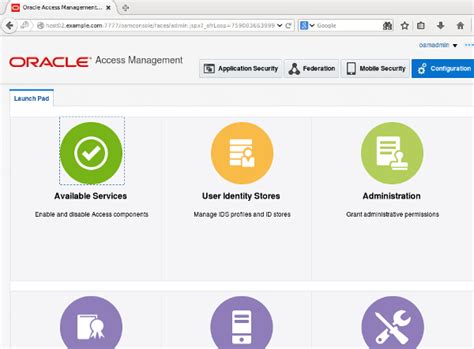 Integrating Oam And Oim Gr Ps Configuring The Identity Store