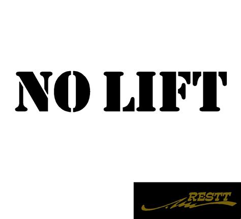 【楽天市場】no Lift ロゴ 文字 カッティングステッカー 小サイズ ミリタリー 工具箱 バッチ チーム かっこいい おしゃれ デザイン