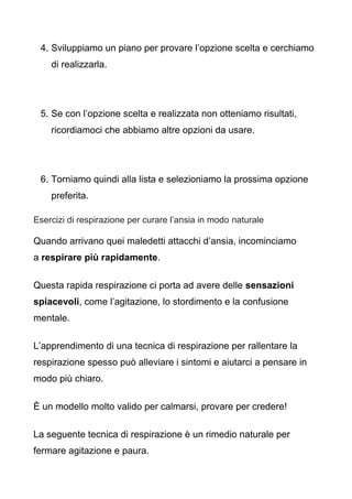Come Combattere L Ansia PDF