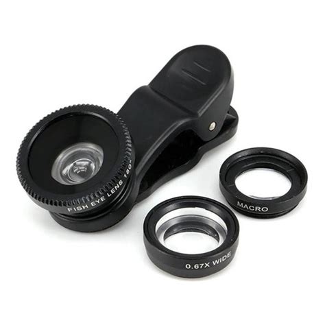 Lente Ojo De Pez Gran Angular Macro Clip Universal Shopee Argentina