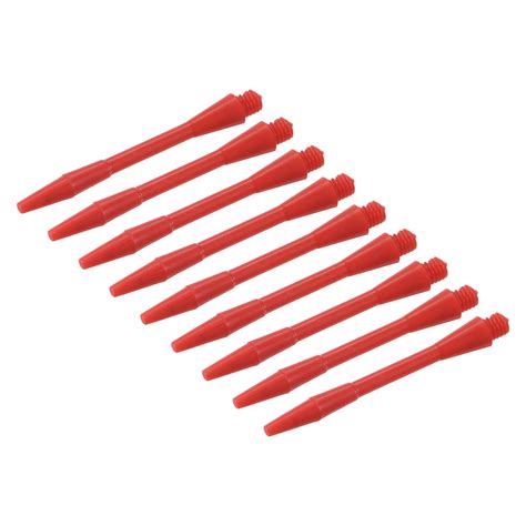 Uxcell 45mm Dart Shafts 2ba Thread Plastic Dart Stems 9 Pack Red