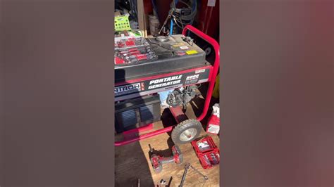 Portable Generator Backfiring - Problem Found!!! - YouTube