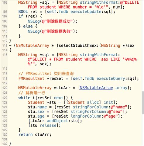 iOS 数据库 FMDB 第三方 插入数据列表 附件 DataBaseHanfle h DataBaseHanfle h Student h Student m YIem s