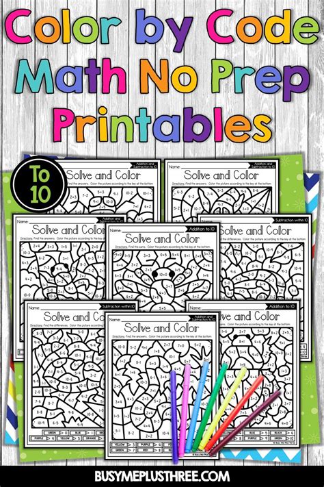 Color By Code Addition Sheets Artofit