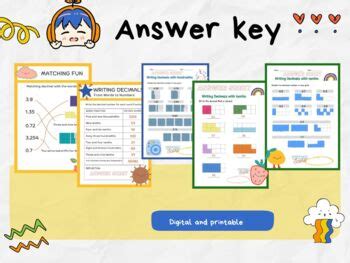 Write The Decimal Number Worksheets By Nutchira Wannasit TPT