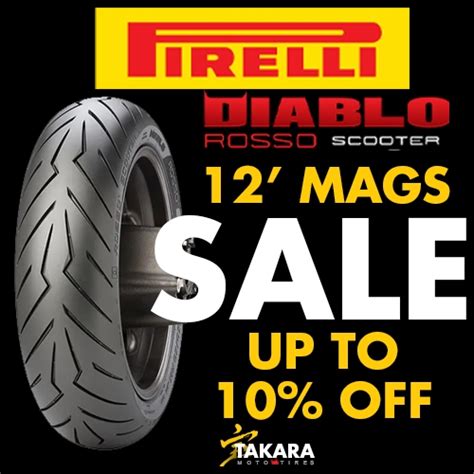 Pirelli Tire Diablo Rosso Scooter 13 14 15 By Takara Free Tires