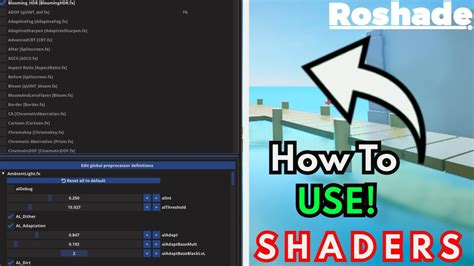 How To Use SHADERS In Roblox YouTube