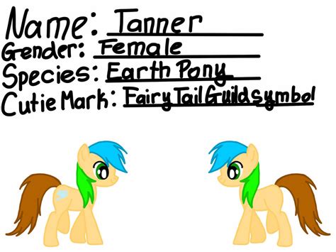 Mlp Oc Ref Sheet Tanner By Paradiseiscancelled On Deviantart