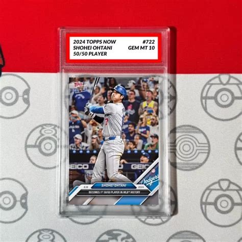 Presale Graded 10 💥shohei Ohtani 5050 2024 Mlb Topps Now Card 722