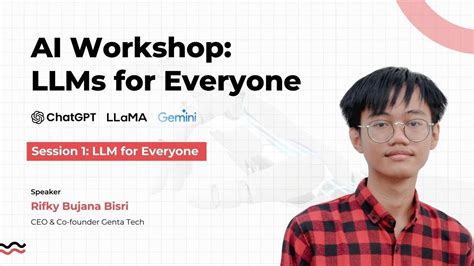 ️🤍 Ai Workshop Llms For Everyone Youtube