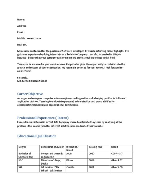 Cv Assignment Pdf Business Computers