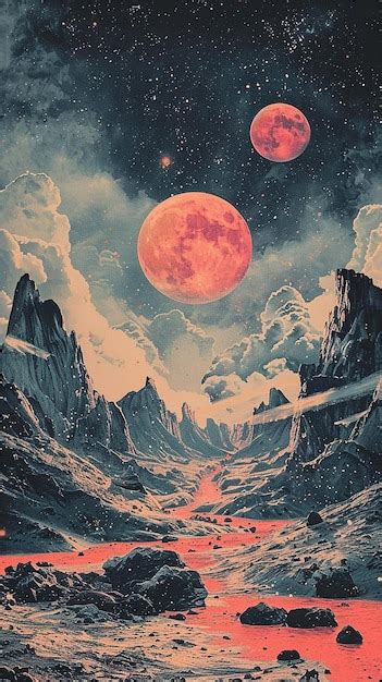 Group Of Outer And Inner Planets Premium Ai Generated Image
