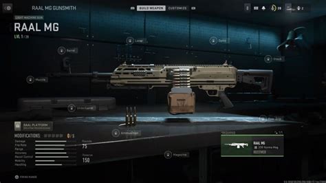 Best Raal Mg Modern Warfare 2 Loadout Class Setup Attachments Perks