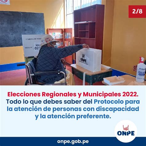 ONPE On Twitter RT Pcorvetto Protocolo Para Garantizar El Voto De