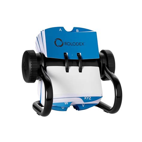 Amazon Rolodex Open Metal Single Rotary File 2 1 4 X 4 500 Cards Black Office Products