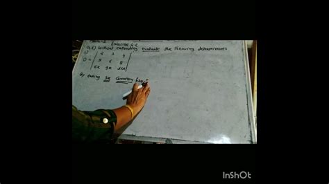 std11 4 determinants exercise 4 2 q1 without expanding evaluate the