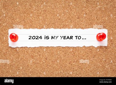 Motivational New Year 2024 Resolutions List Concept With Headline 2024