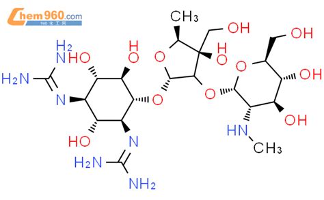 57 92 1 链霉素CAS号 57 92 1 链霉素中英文名 分子式 结构式 960化工网