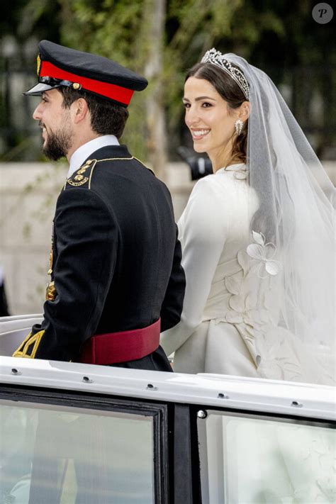Mariage du prince Hussein de Jordanie et Rajwa problème avec les
