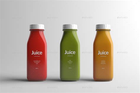 Juice Bottle Packaging Mock Up Graphics Graphicriver