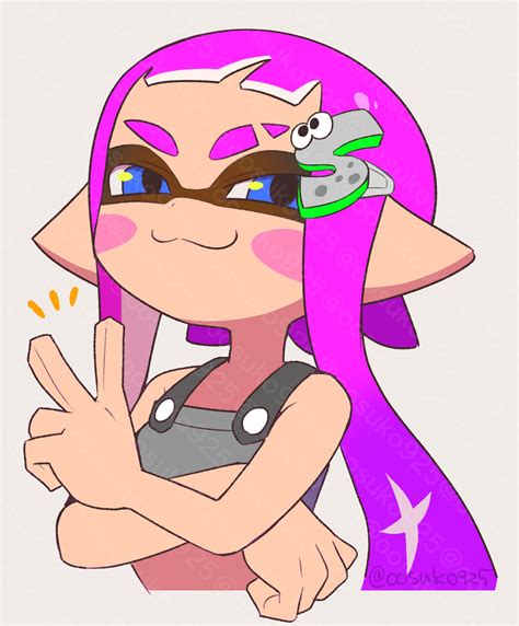Naoki Oosuko Inkling Girl Inkling Player Character Nintendo