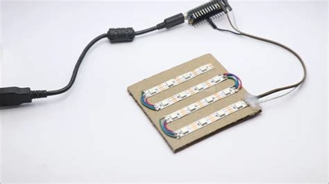 How To Make Rgb Led Matrix Lamp With Hot Glue Stick And Arduino 7 Steps With Pictures