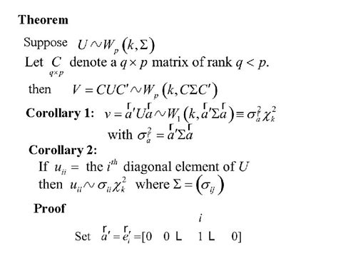 Maximum Likelihood Estimation Multivariate Normal Distribution The Method