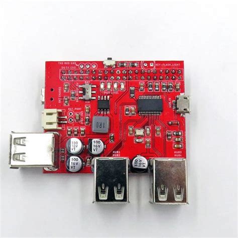 Usb Battery Power Bank Usb Hub Shield For Raspberry Pi Electrodragon