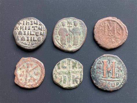 Impero bizantino Lot of Æ coins incl Half Follis Catawiki
