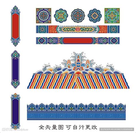 藏式吉祥八宝藏式素材设计图 广告设计 广告设计 设计图库 昵图网