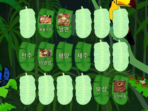 세계 여러 고장의 식생활 Matching Pairs