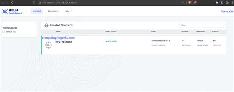 How To Manage Your Helm Charts Using Helm Dashboard Computingforgeeks